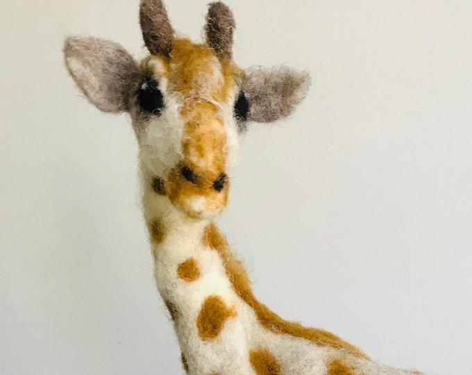 Giraffe Sewing Pattern PDF & SVG With Tutorial to Make Your Own Felt ...