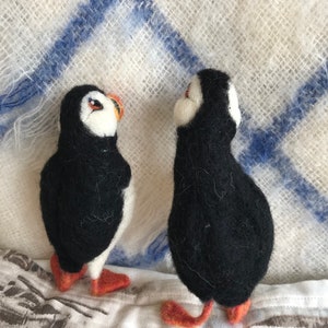 Puffin/needle Felt Puffin/felted Bird/felted Animals/needle | Etsy UK