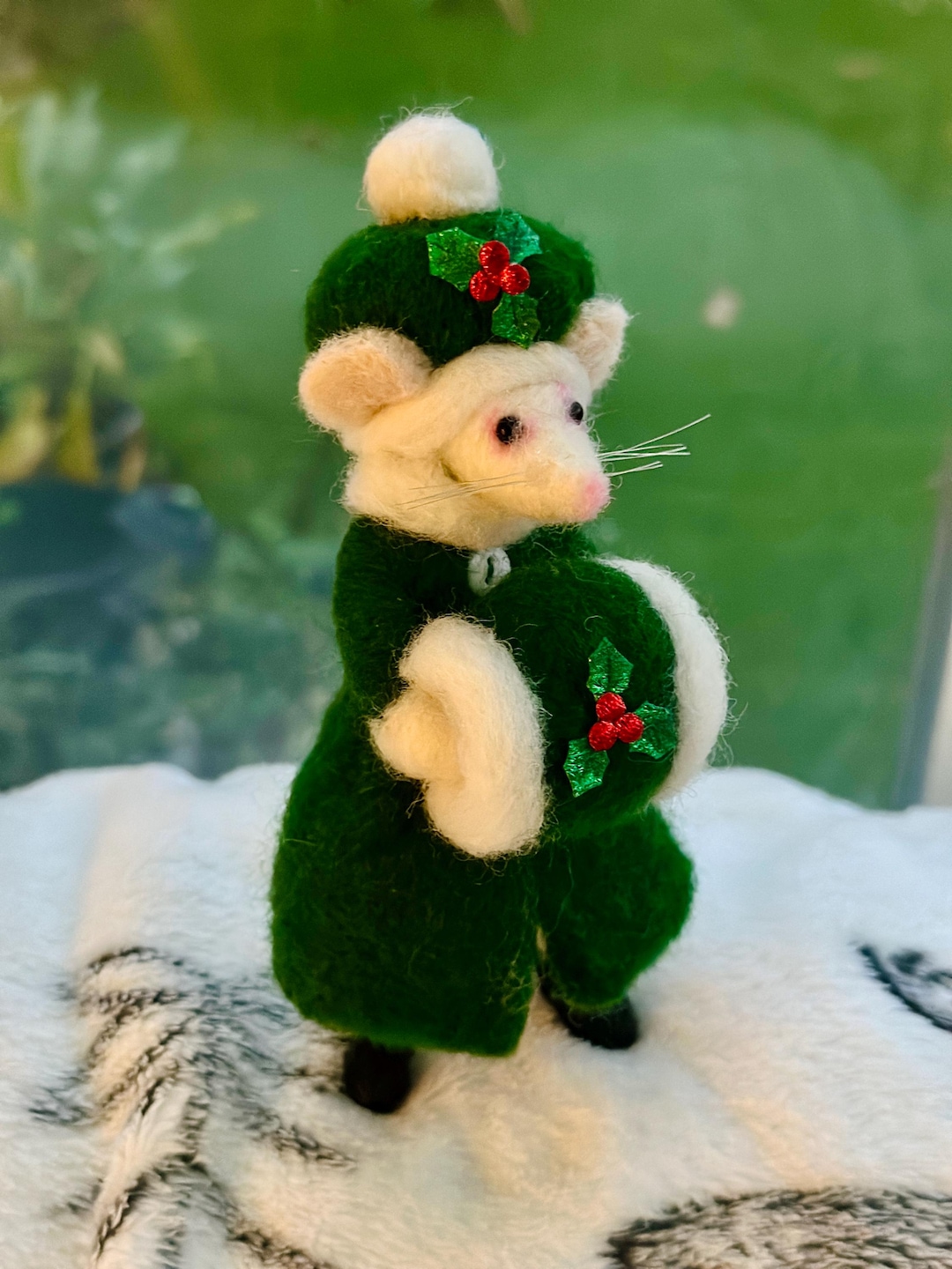 Handmade Collectible Felted Mouse : Victorian Mouse, Dressed Mouse ...