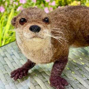 River Otter/otter Sculpture/needle Felted Otter/gift for Otter Lover ...
