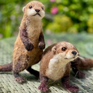 River Otter/otter Sculpture/needle Felted Otter/gift for Otter Lover ...