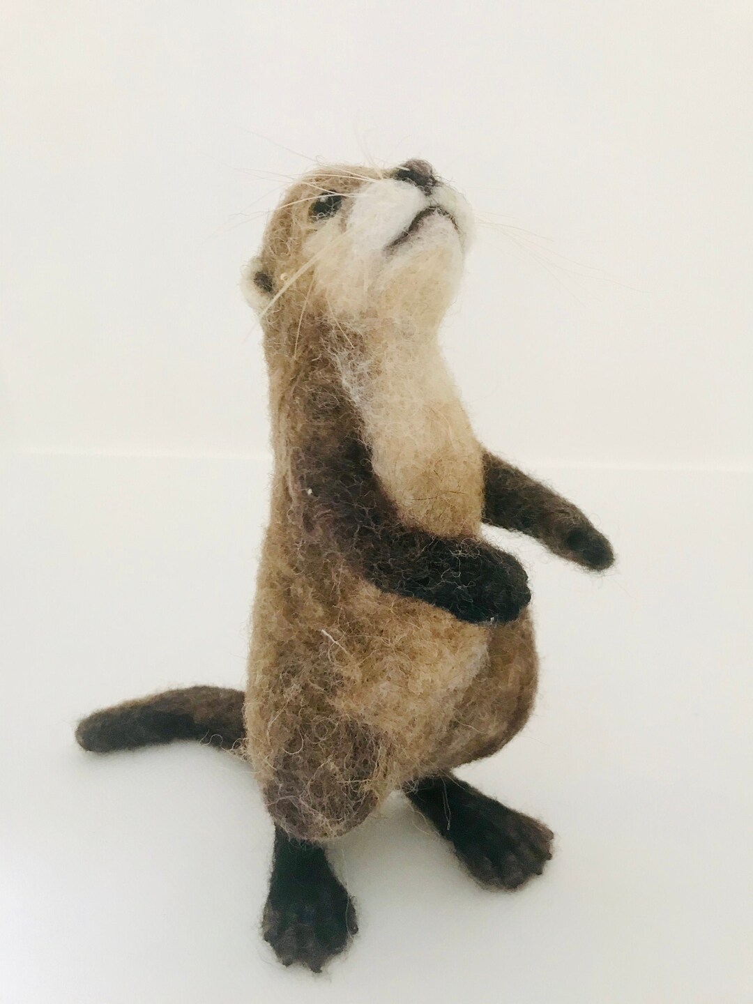 Otter Sculpture/felted Otter/otter Gift/needle Felted Otter/needle ...
