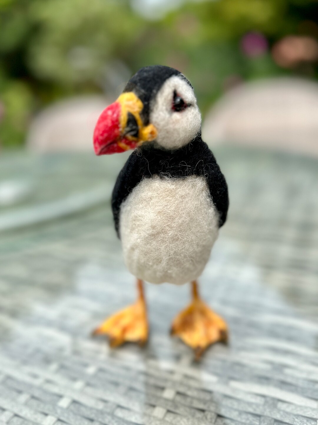 Puffin/needle Felt Puffin/felted Bird/felted Animals/needle Felted ...