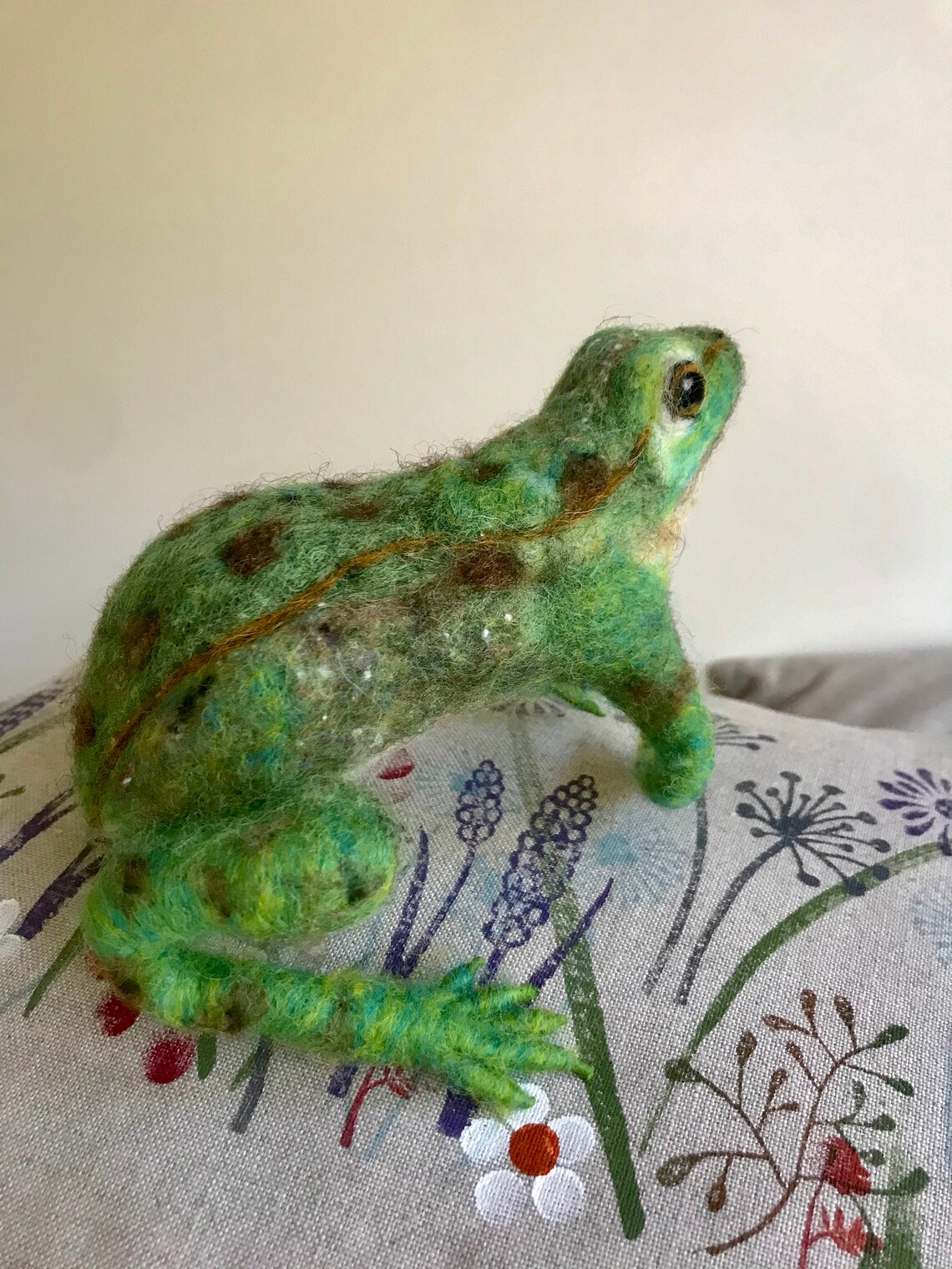 Frog/Needle Felted Frog/Felted Animals/Frog Sculpture/Frog | Etsy