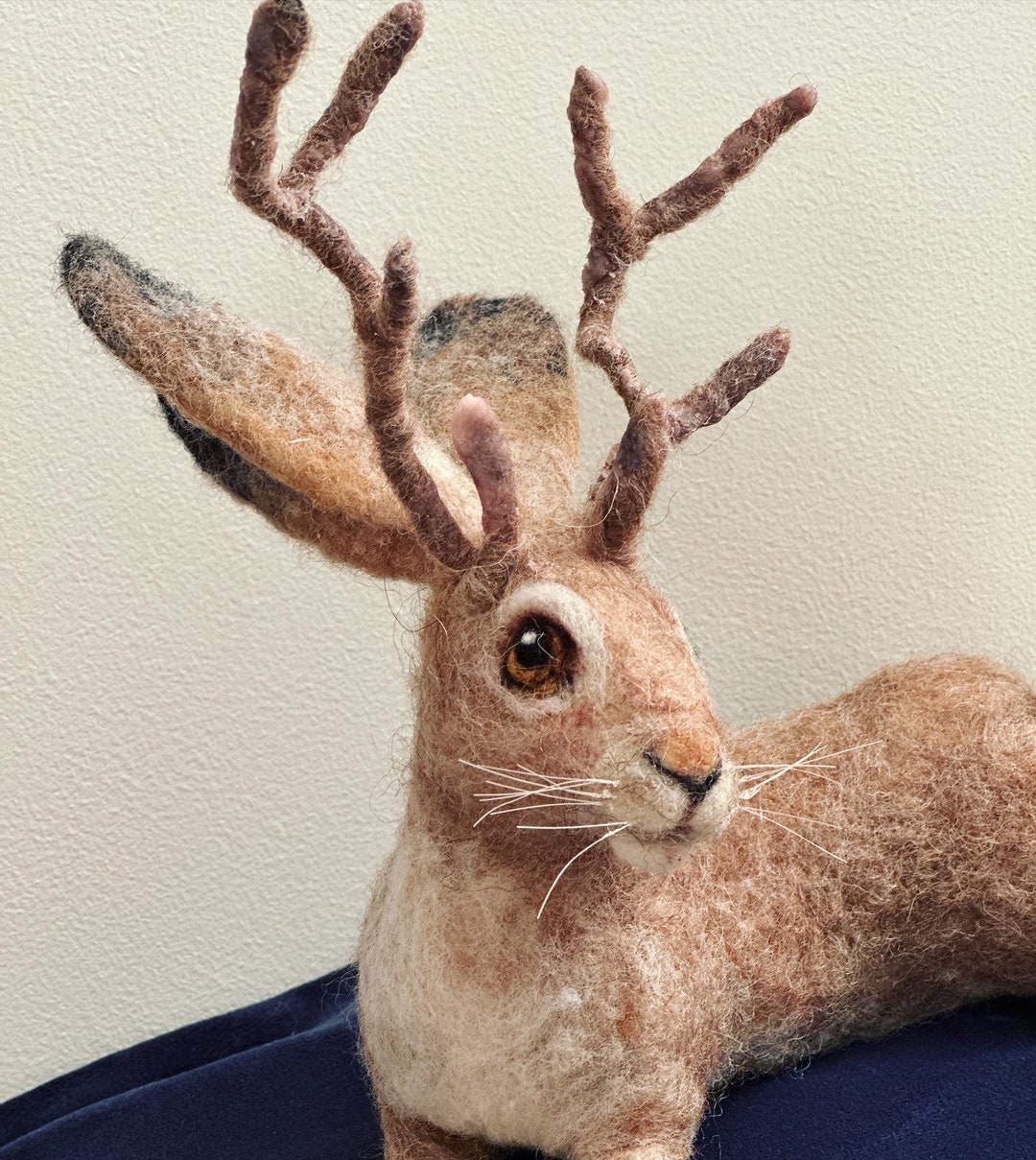 Jackalope/jackalope Sculpture/needle Felted Jackalope/jackalope Gift ...