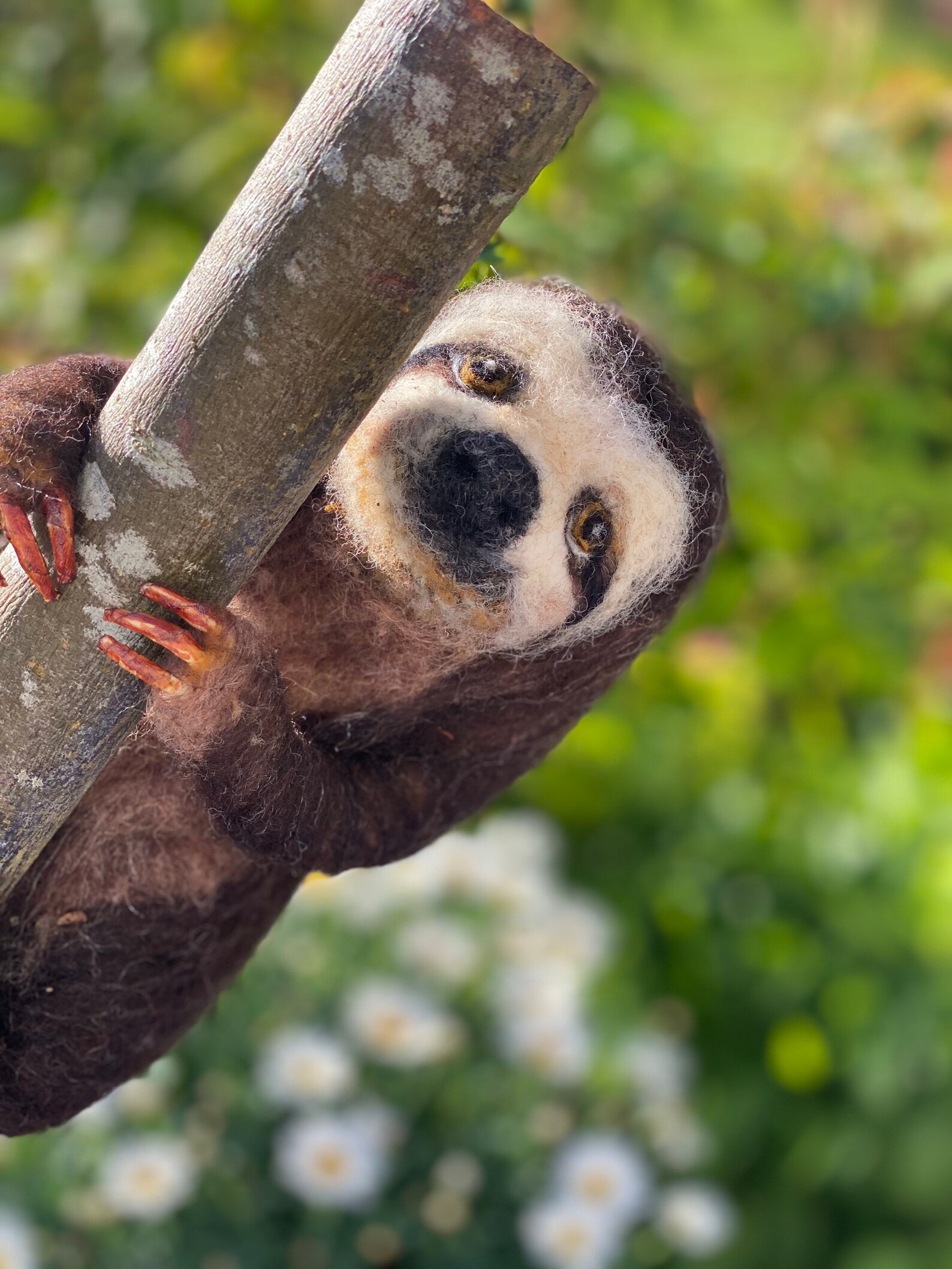 Sloth/felted Animals/needle Felted Sloth/sloth Ornament/felted | Etsy