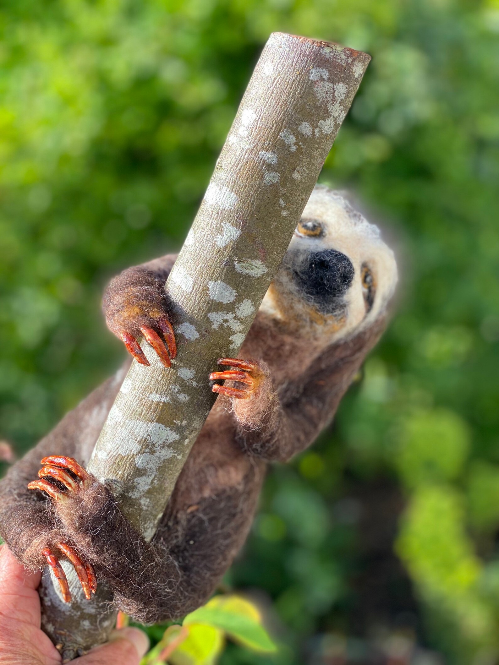 Sloth/Felted Animals/Needle Felted Sloth/Sloth Ornament/Felted | Etsy