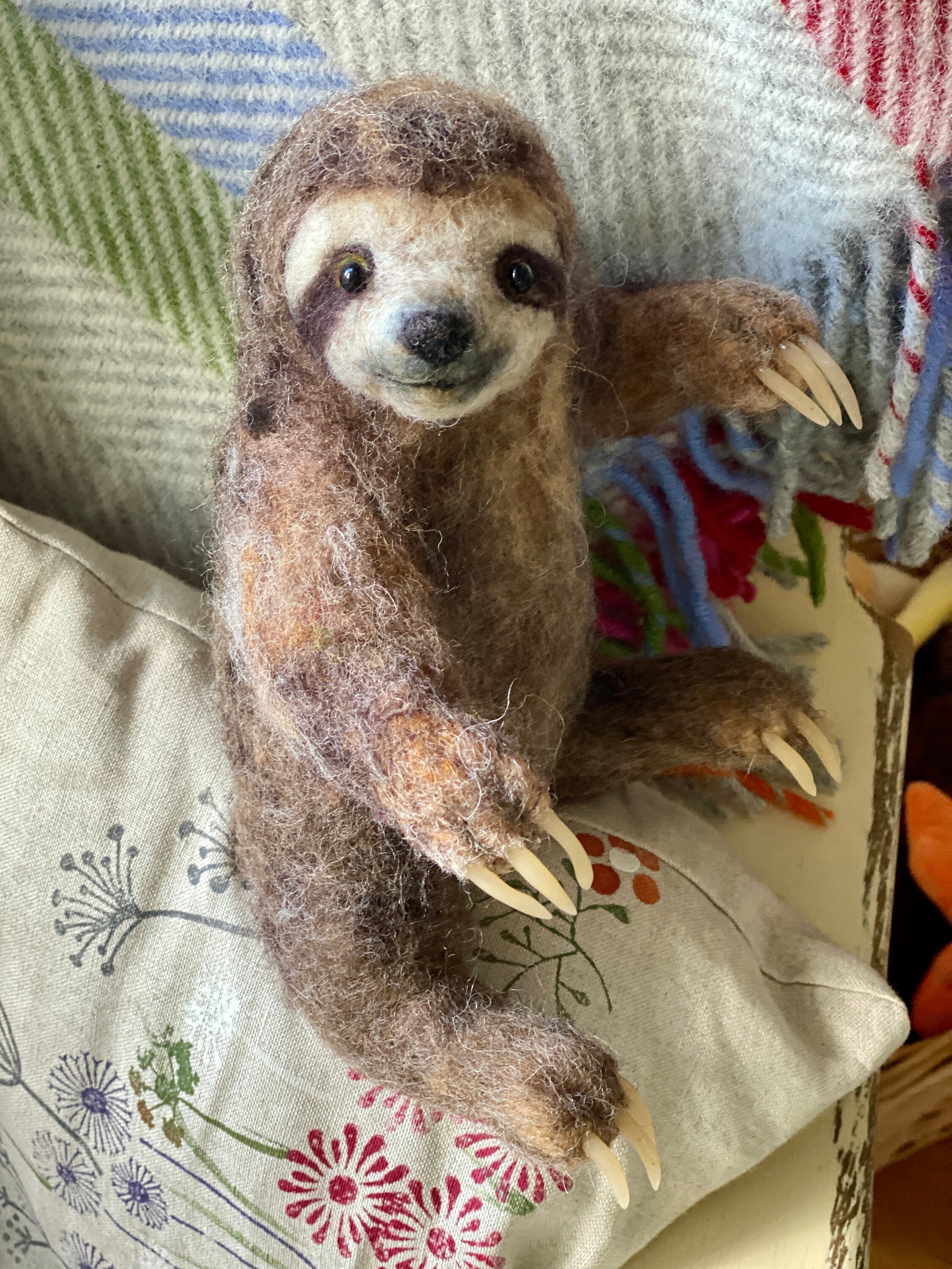 Sloth/felted Animals/needle Felted Sloth/sloth Ornament/felted - Etsy UK
