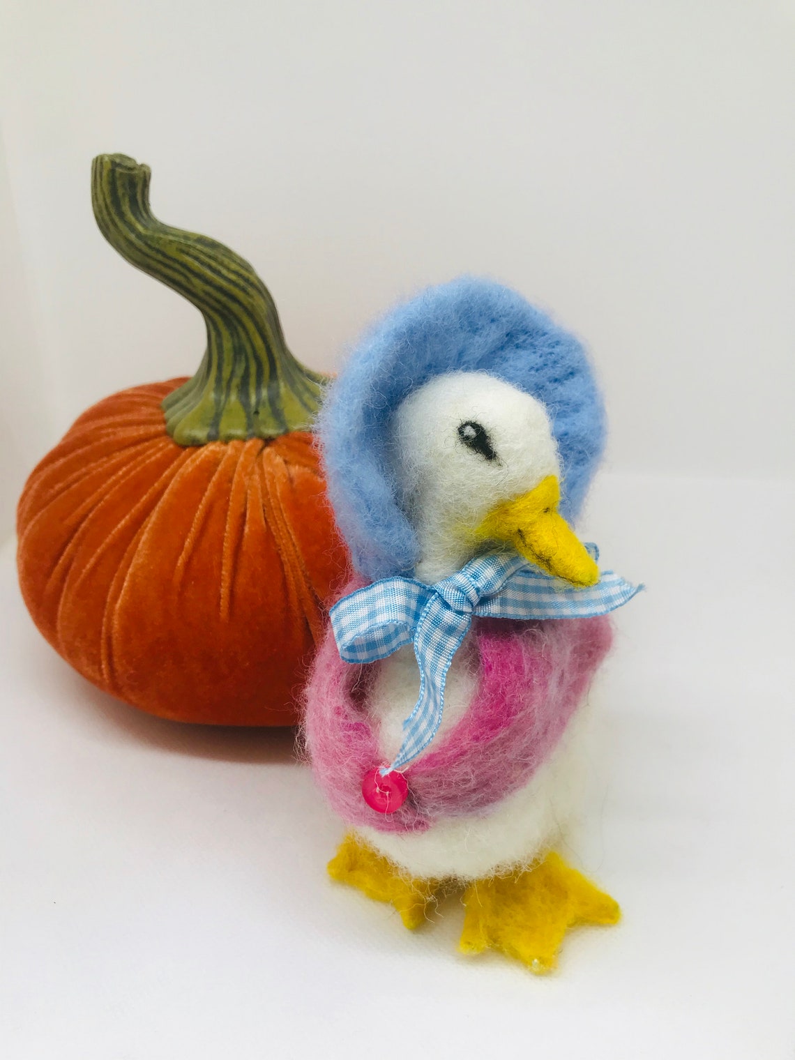 Duck/mrs Duck/duck Ornament/mrs Duck Ornament/duckling/needle | Etsy