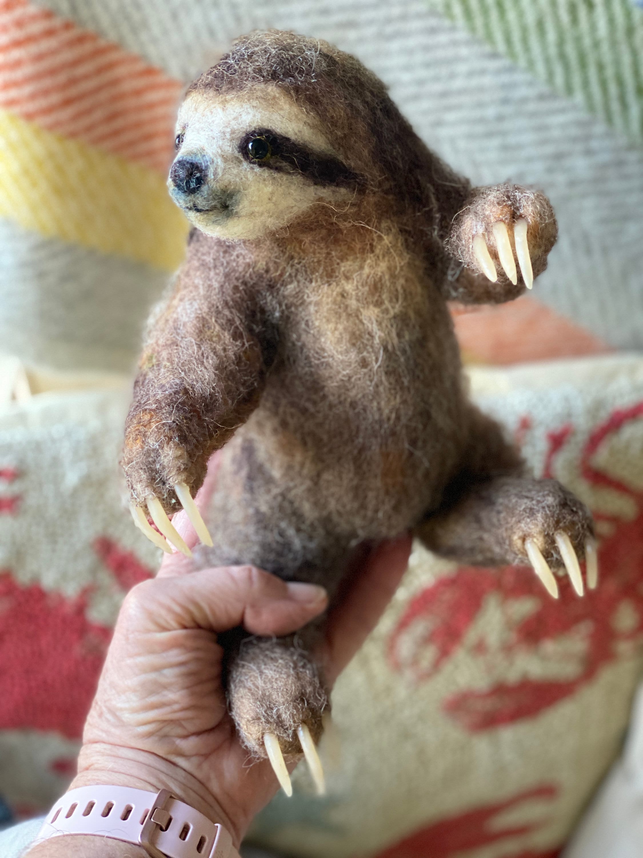 Sloth/felted Animals/needle Felted Sloth/sloth Ornament/felted - Etsy UK