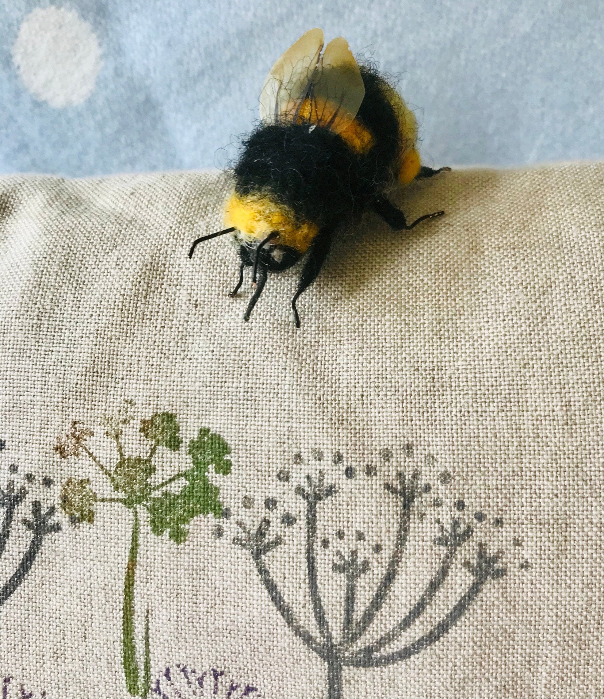 Felting Fiber Arts felted bumble bee ornament gift for bee lover bumble ...