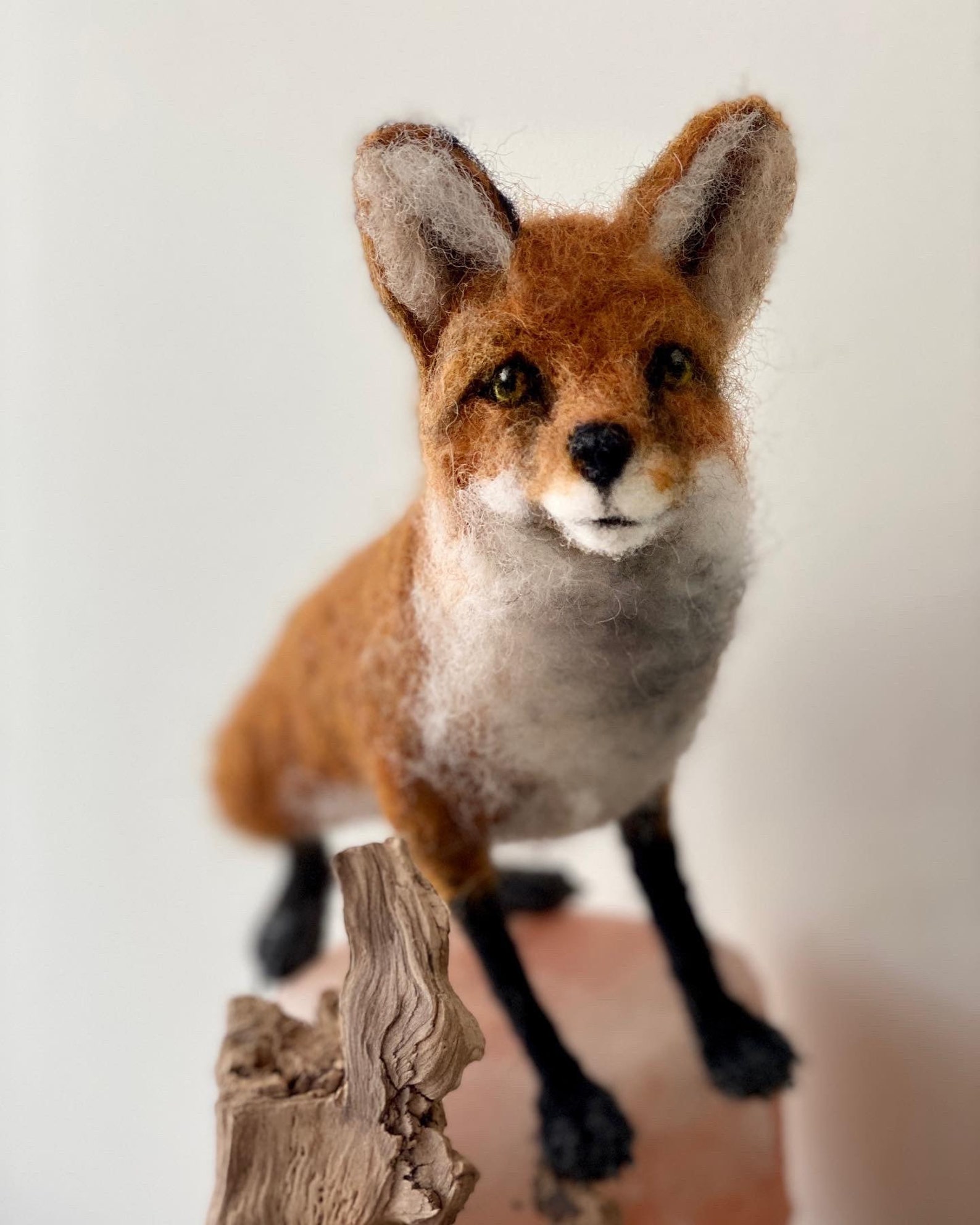 Realistic Fox/red Fox/felted Animals/felt Fox/needle Felted - Etsy