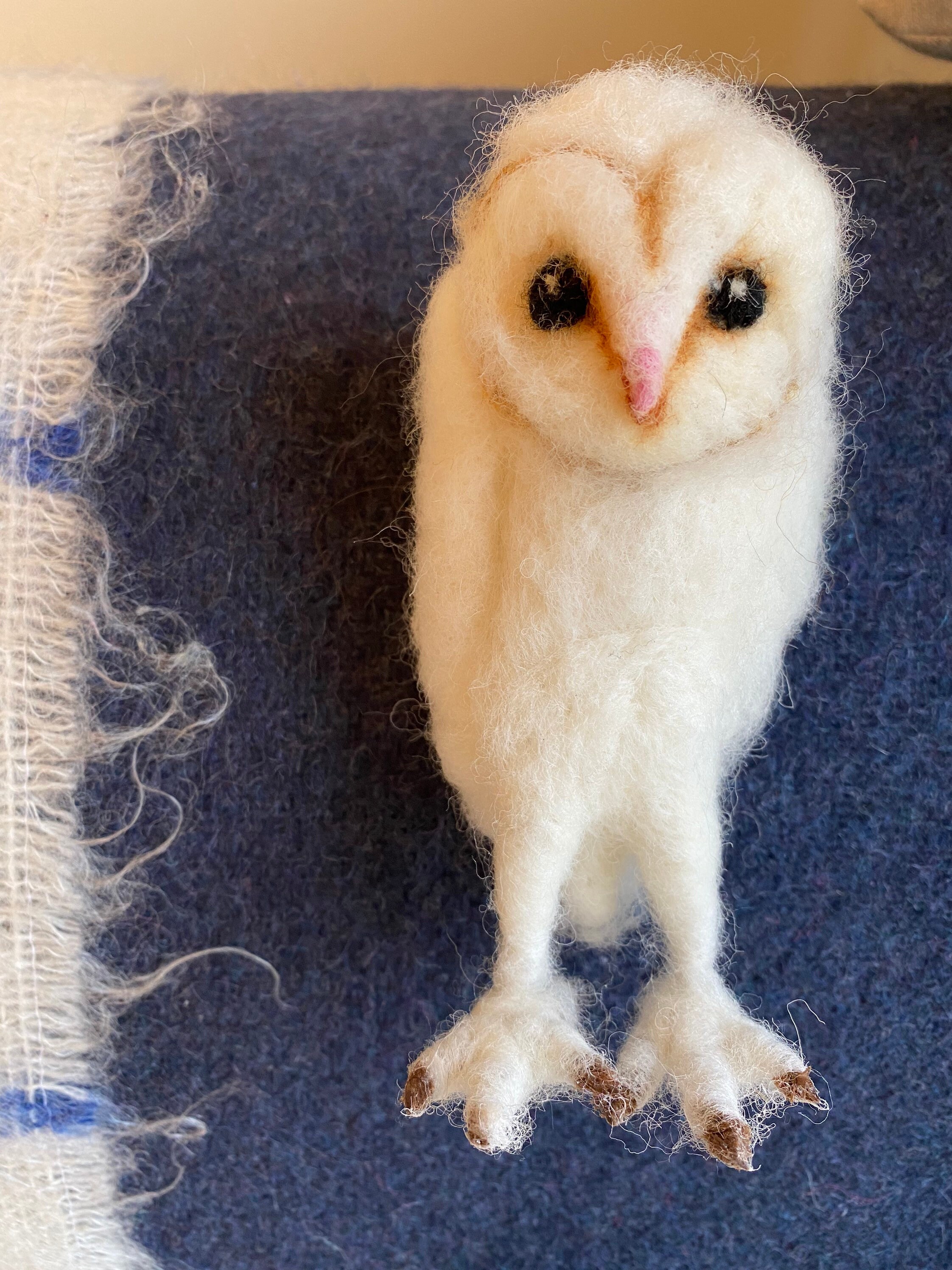 Owl/Baby Barn Owl/Baby Owl/Needle Felted Owlet/Mother's | Etsy