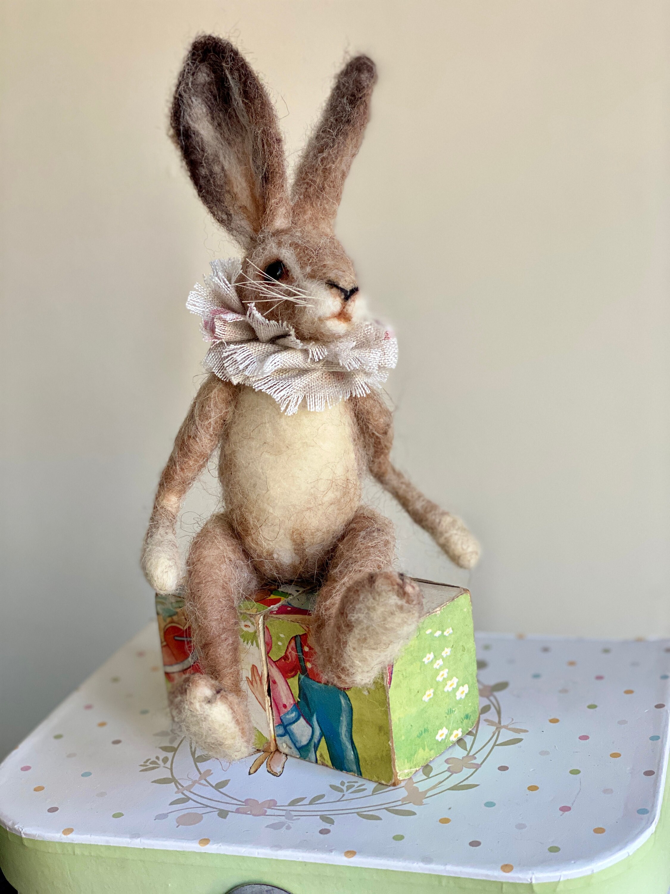 Hare Doll/spring Hare/needle Felted Hare/felted Hare/felted | Etsy UK