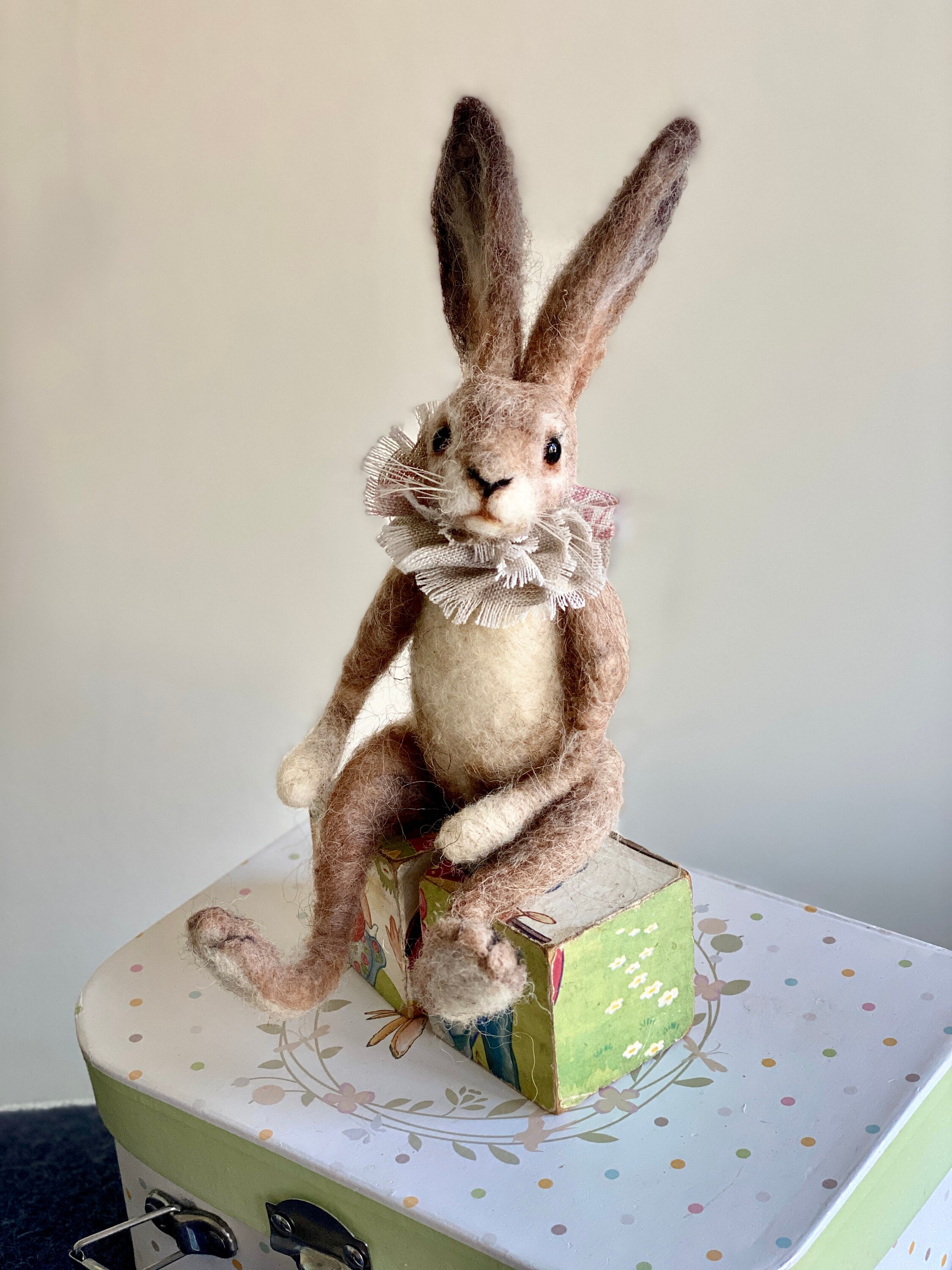 Hare Doll/spring Hare/needle Felted Hare/felted Hare/felted | Etsy UK