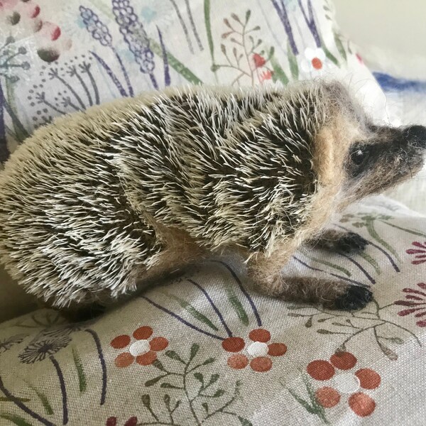 Needle Felt Hedgehog - Etsy
