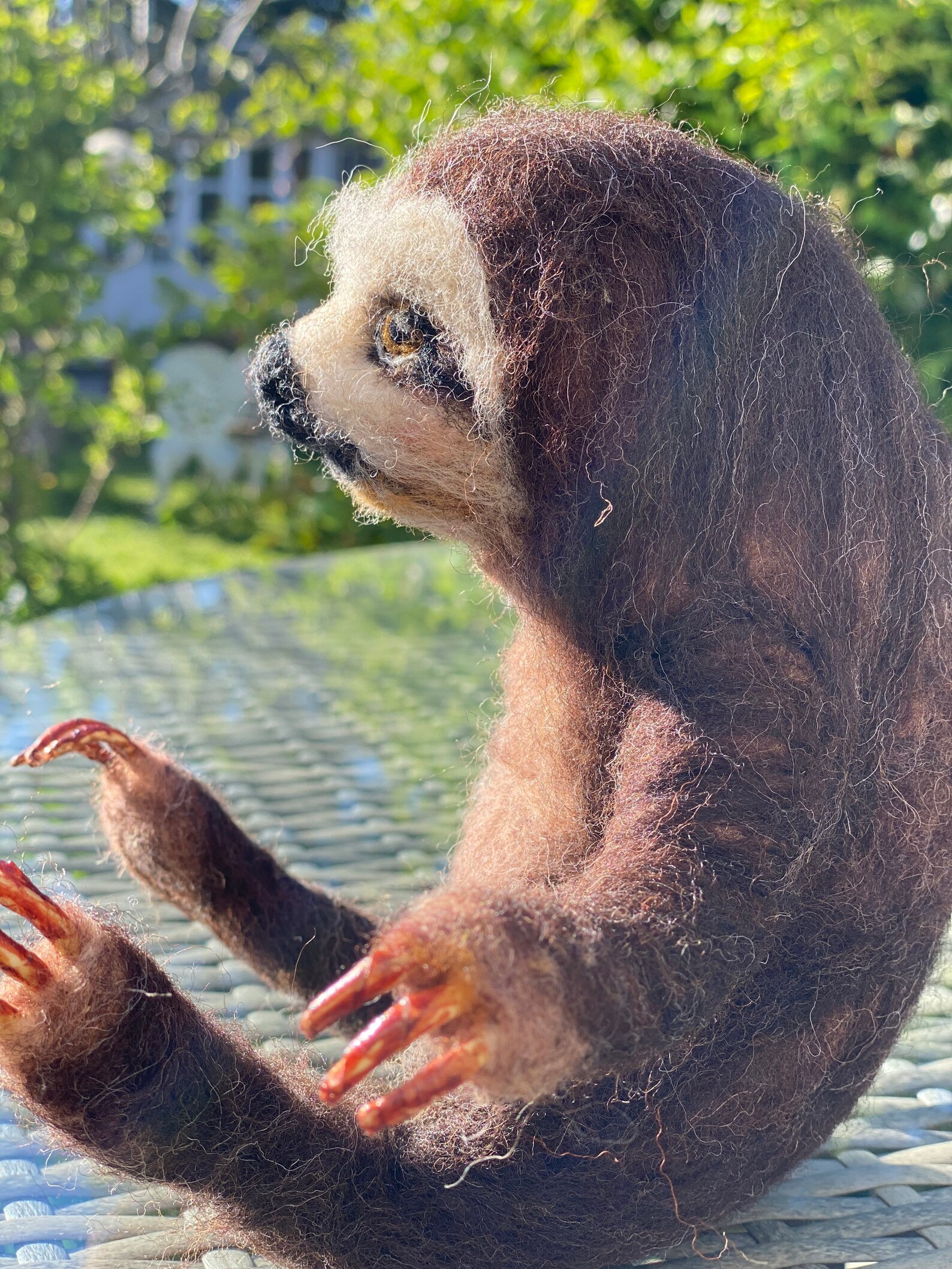 Sloth/felted Animals/needle Felted Sloth/sloth Ornament/felted | Etsy