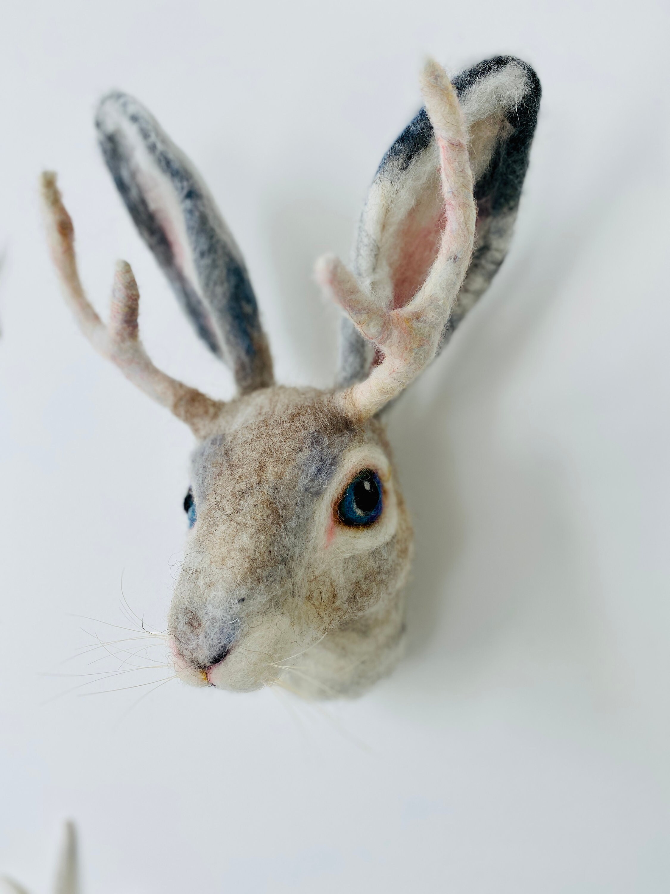 Toys Puppets Toys & Games Handmade Faux Taxidermy Jackalope Hand Puppet ...