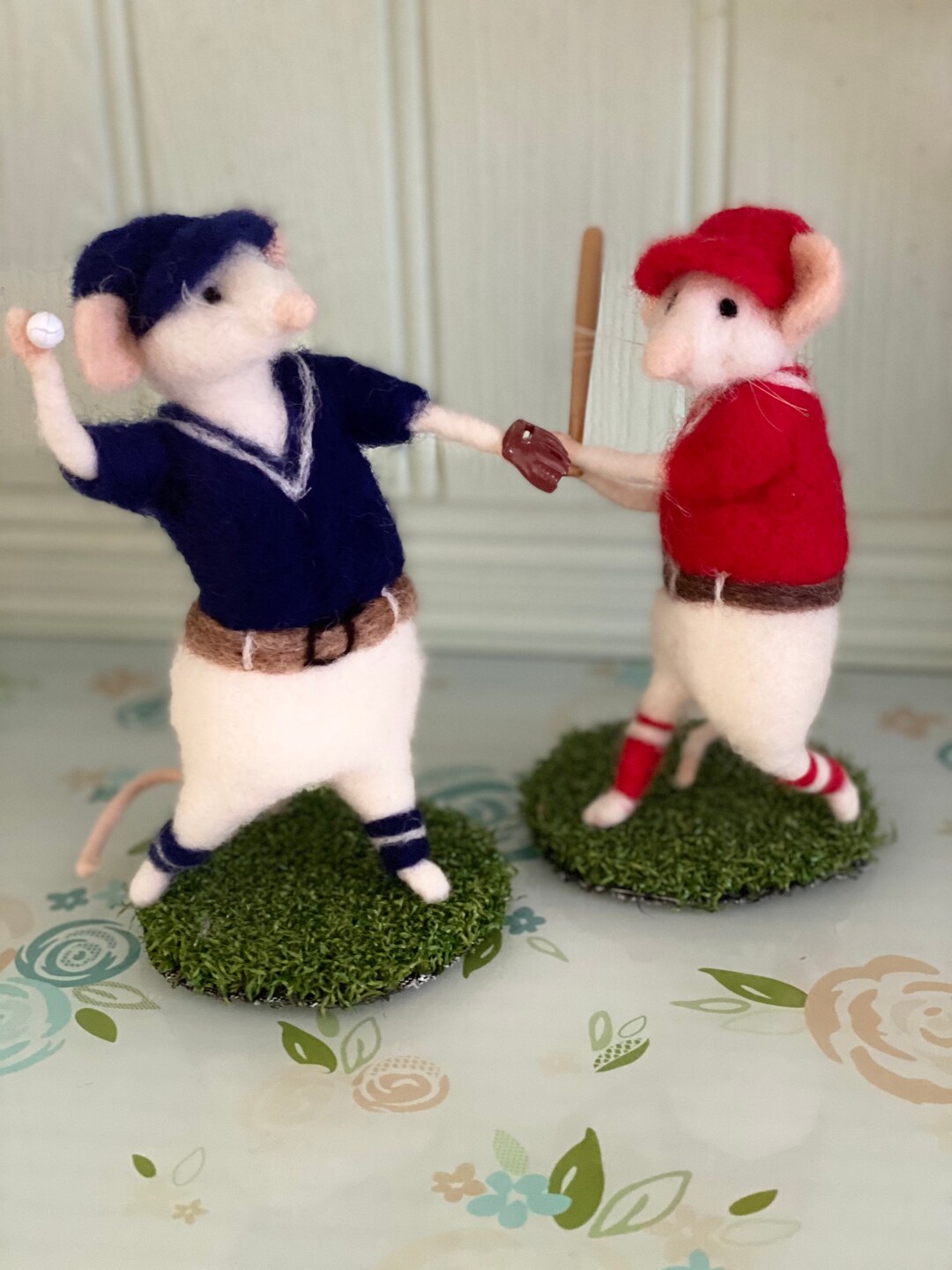 Baseball Mouse/mouse Gift/mouse Ornament/cute Mouse/sporting Mice/mice ...