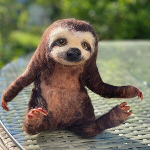 Sloth/felted Animals/needle Felted Sloth/sloth Ornament/felted | Etsy