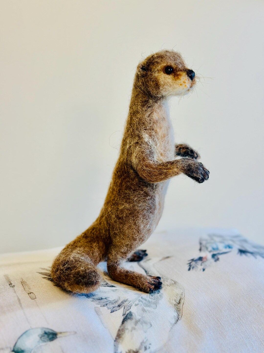 Needle Felt Otter Sculpture : Felted Otter; Otter Gift; Needle Felted ...