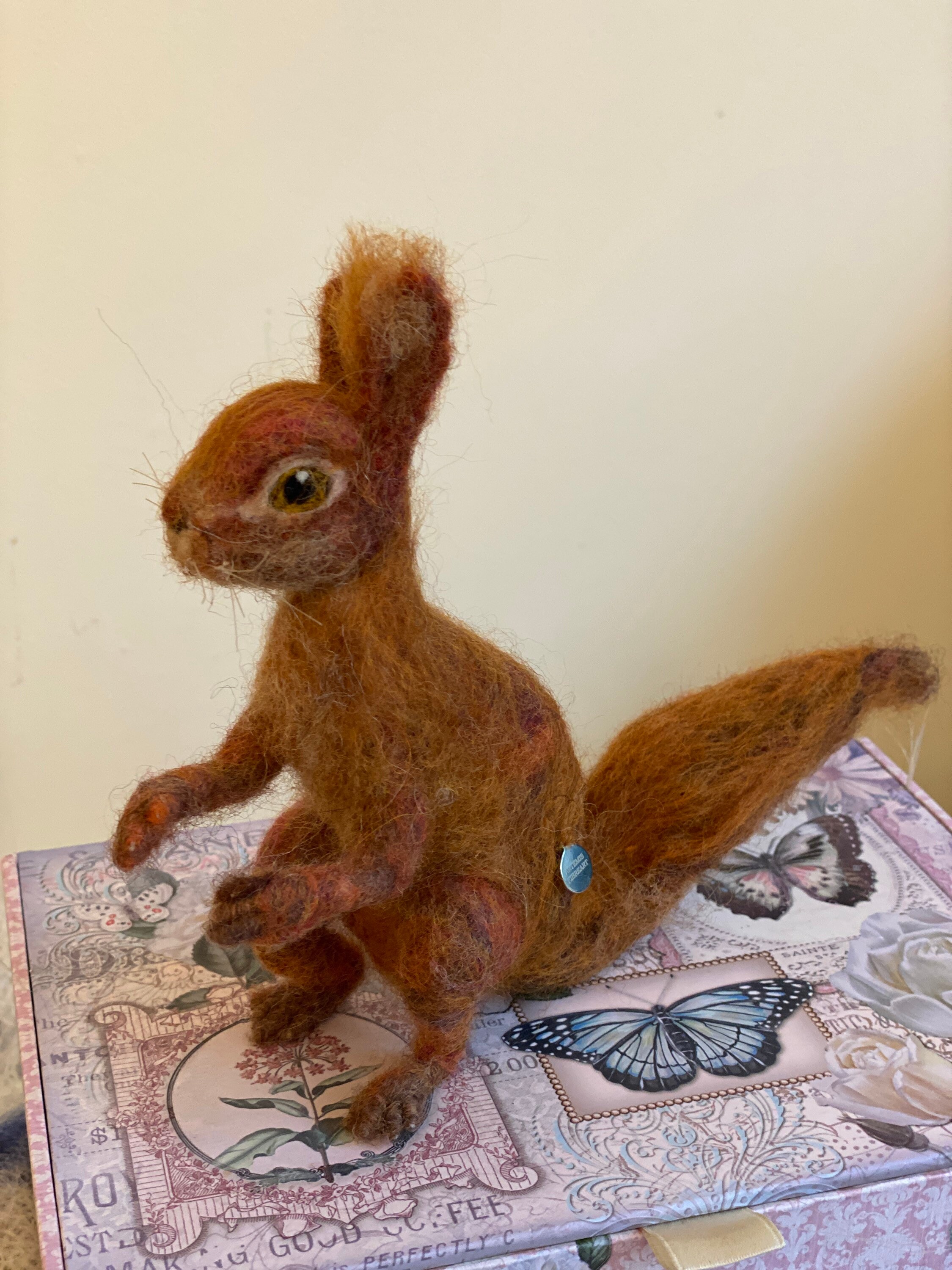 Squirrel/felted Animals/felted Red Squirrel/squirrel - Etsy UK