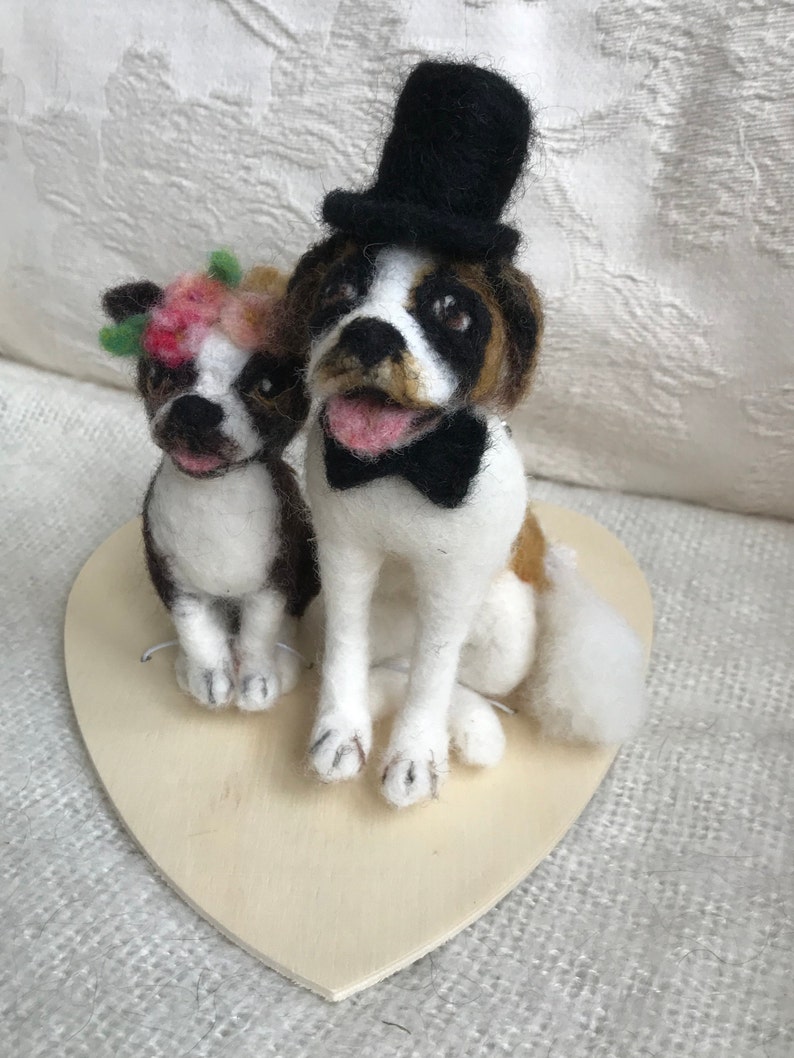 Personalised Pet Wedding Cake Topper/Dog wedding topper/Custom | Etsy