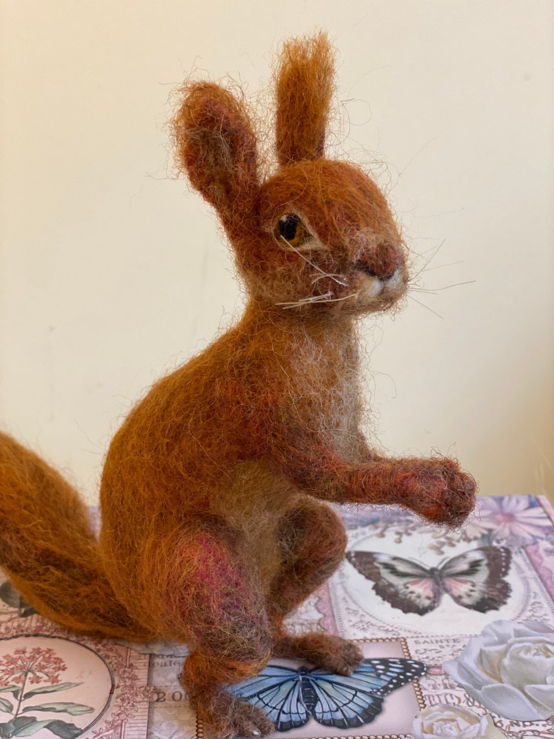 Squirrel/felted Animals/felted Red Squirrel/squirrel - Etsy UK