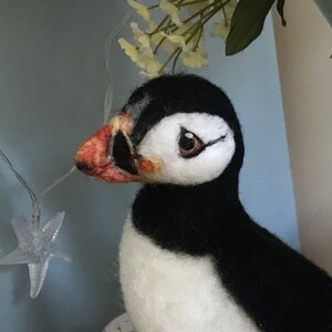 Puffin/needle Felt Puffin/felted Bird/felted Animals/needle | Etsy UK