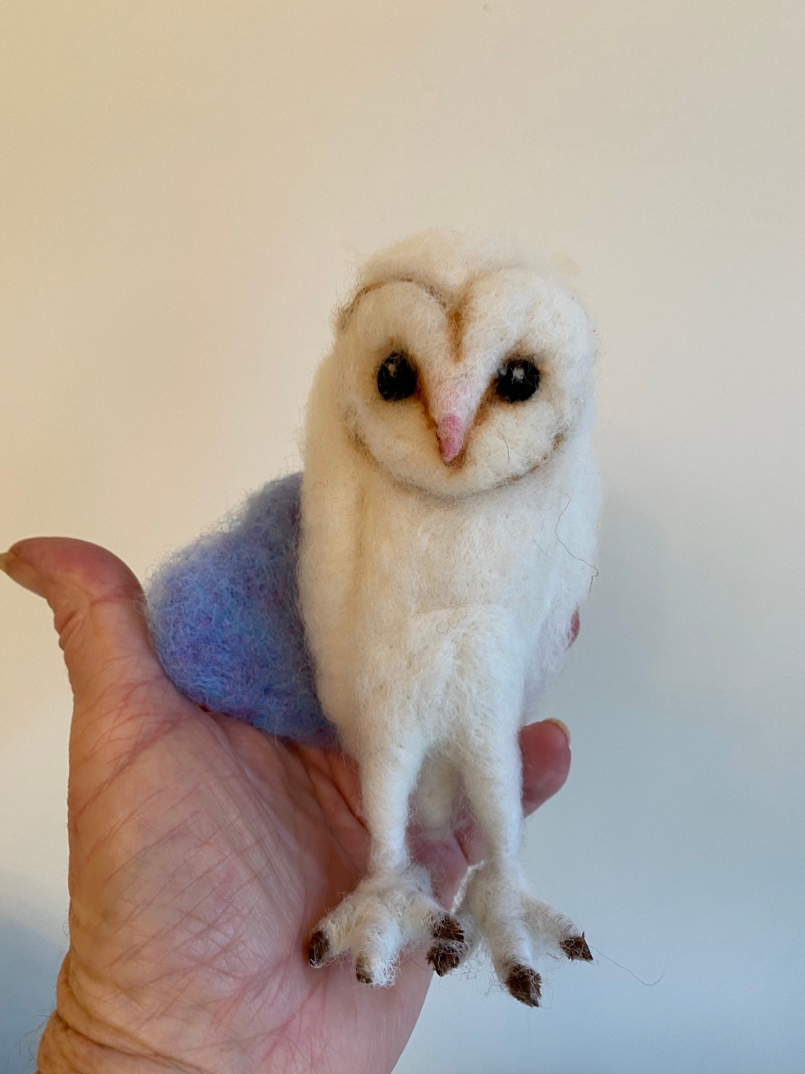 Owl/baby Barn Owl/baby Owl/needle Felted Owlet/mother's - Etsy UK