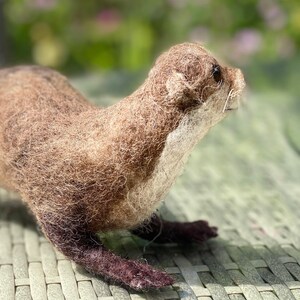 River Otter/otter Sculpture/needle Felted Otter/gift for Otter Lover ...