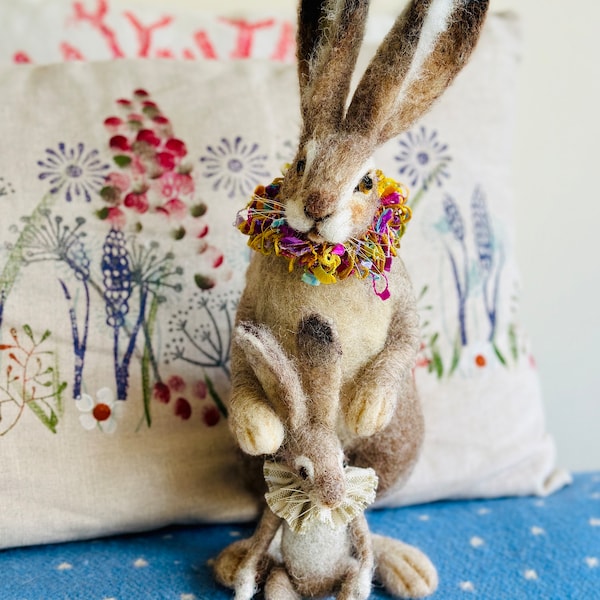 Needle Felted Bunny - Etsy