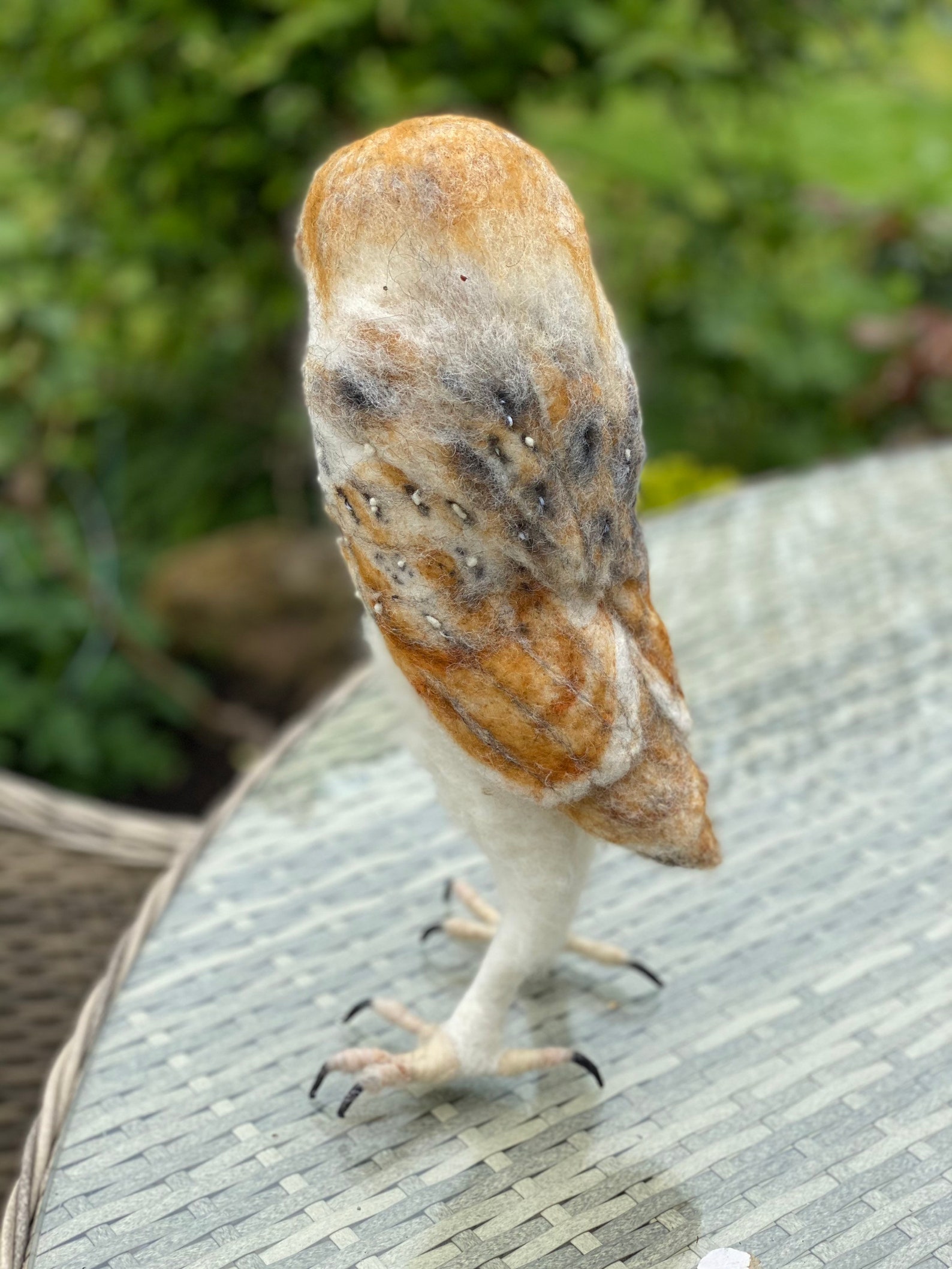 Life Size Barn Owl/needle Felted Barn Owl/life Size Owl/felt - Etsy
