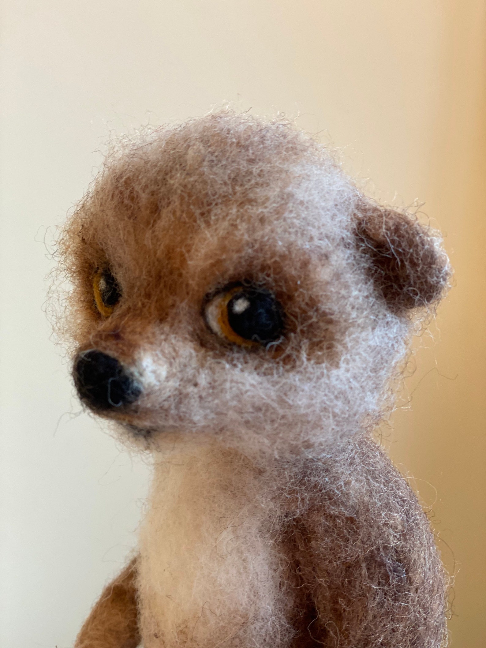 Meerkat/needle Felted Meerkat/meerkat Sculpture/felt - Etsy UK