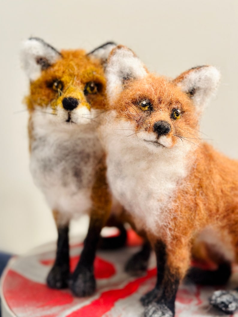 Realistic Fox/red Fox/felted Animals/felt Fox/needle Felted Animal ...
