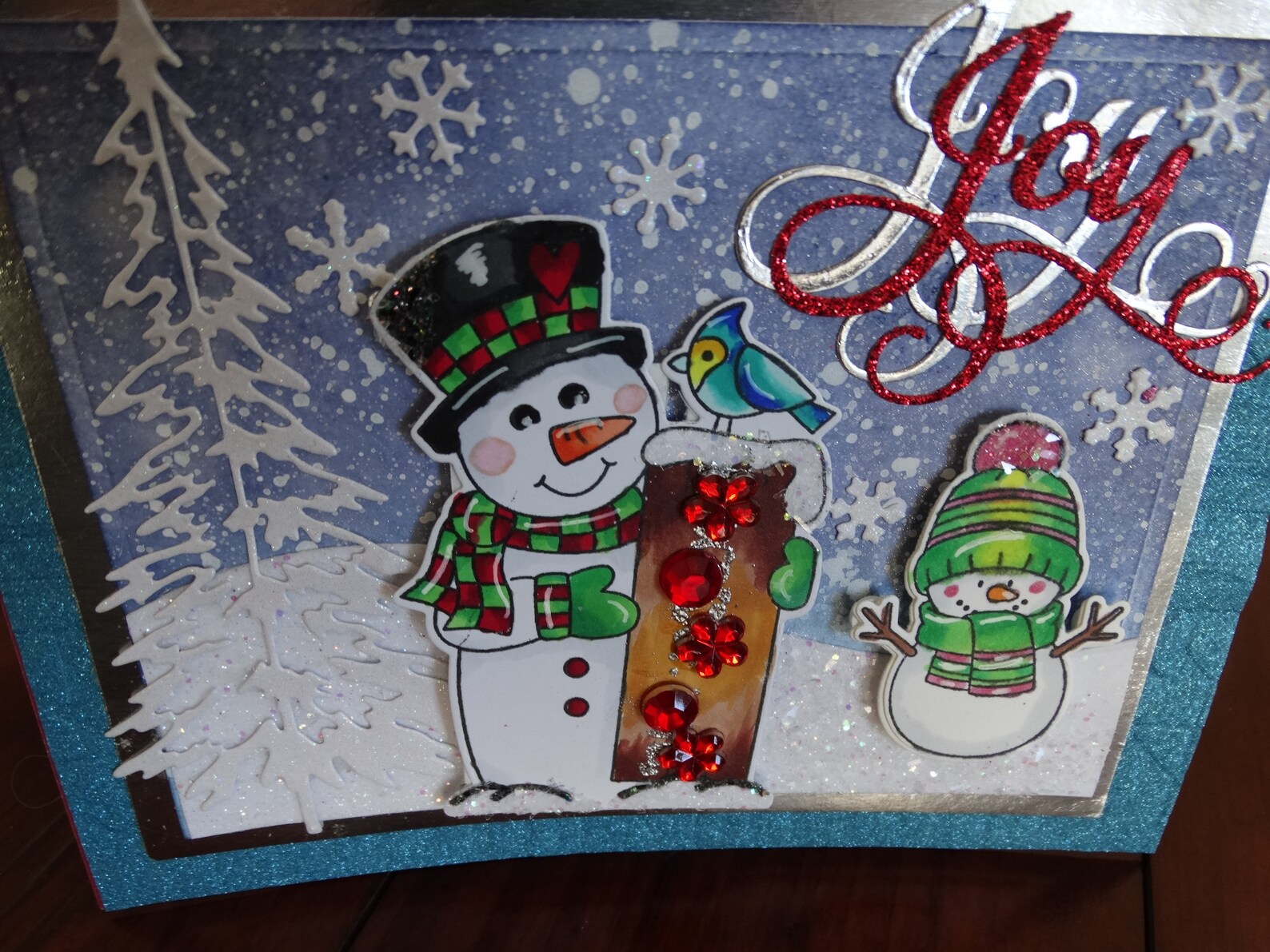 Cute Little Snowman on a Hand Made Card - Etsy