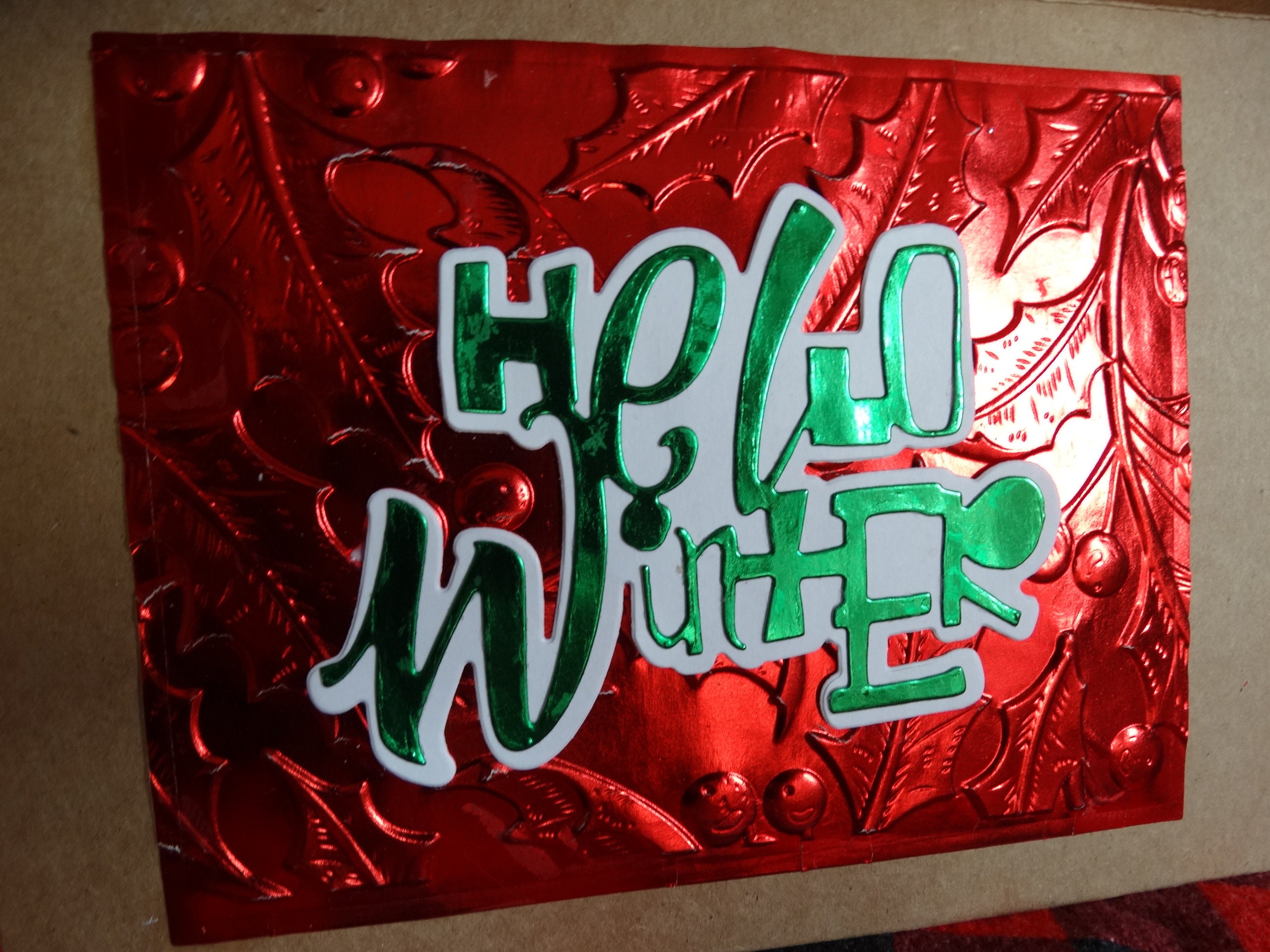 Hand Made Santa Christmas Card - Etsy