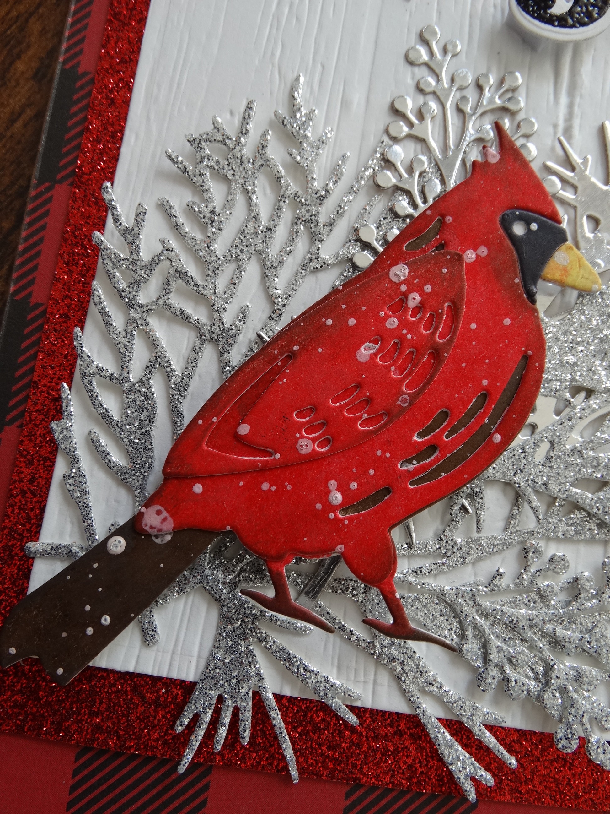 Cardinal Hand Made Christmas Card - Etsy