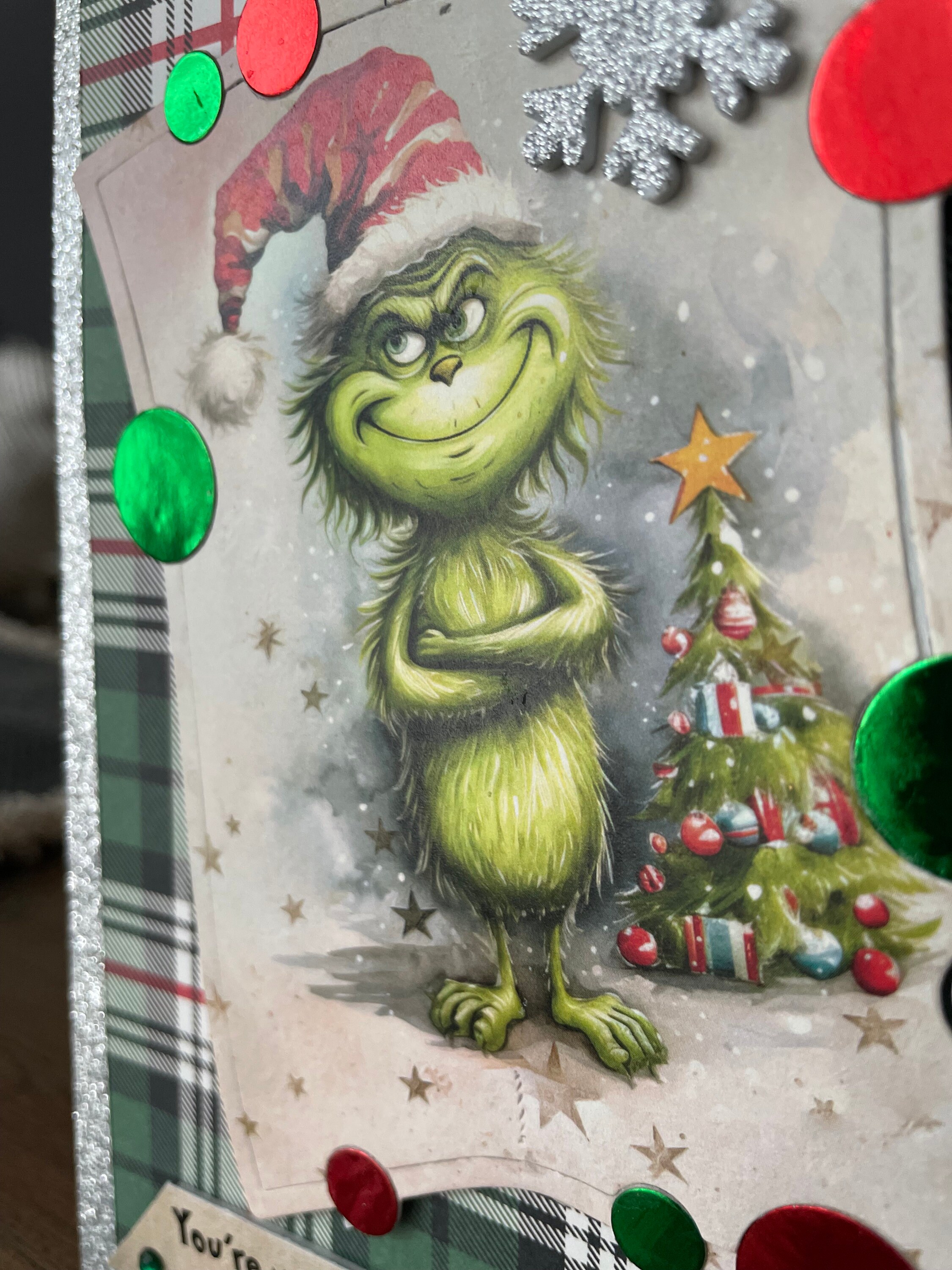 Grinch Christmas Card - Etsy
