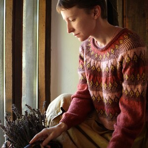 Knitting Pattern | Mokosh Pullover | Colorwork Pullover - Etsy