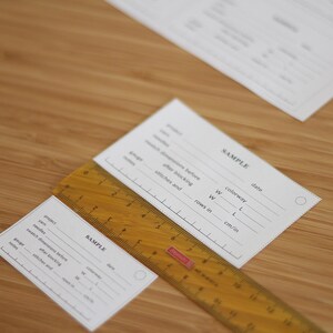 Printable Swatch Labels - Home Print Knitting Tags - Etsy