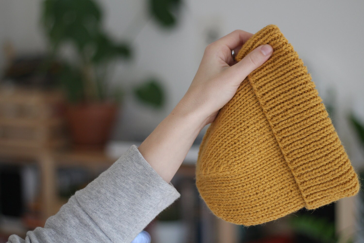 Knitting Pattern Classic Unisex Ribbed Beanie - Etsy