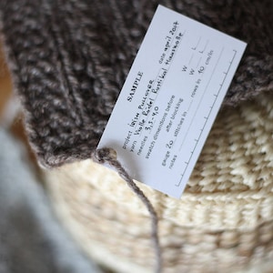 Printable Swatch Labels - Home Print Knitting Tags - Etsy