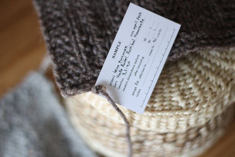 Printable Swatch Labels Home Print Knitting Tags - Etsy