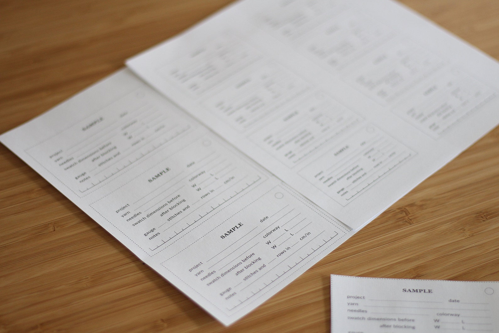 Printable Swatch Labels Home Print Knitting Tags - Etsy