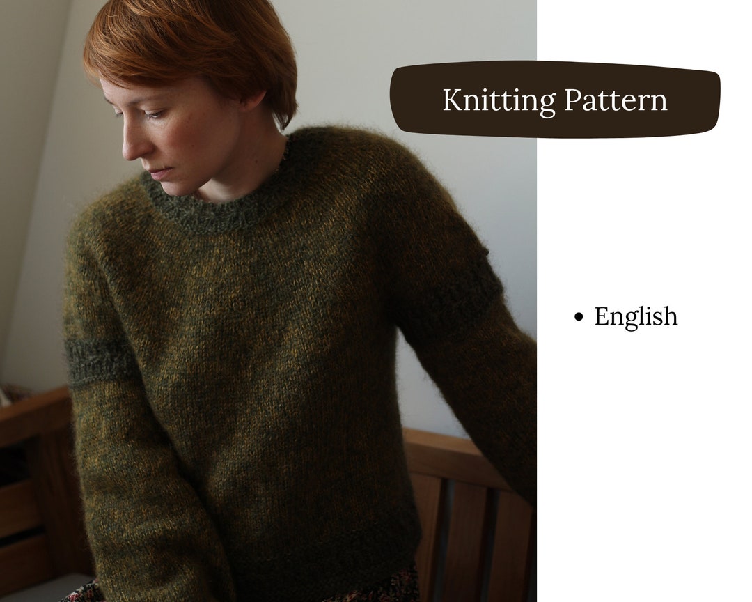 Modèle de tricot Spicy Stem Pull classique avec des accents côtelés ...