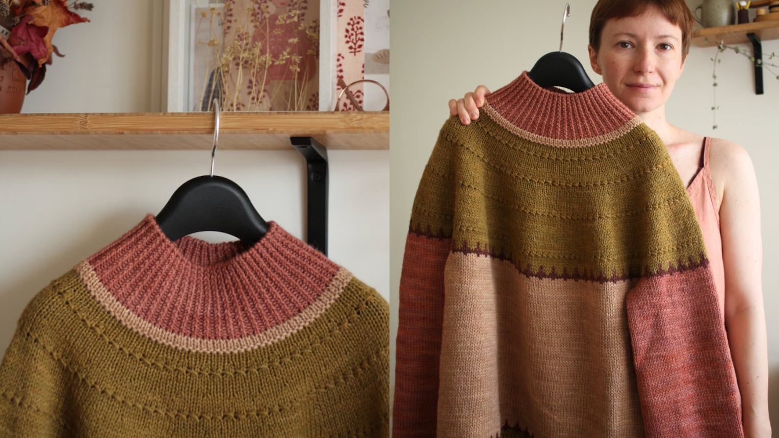Knitting Pattern - Funky Turtle - Colourblock Pullover - Etsy