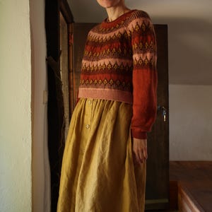 Knitting Pattern | Mokosh Pullover | Colorwork Pullover - Etsy