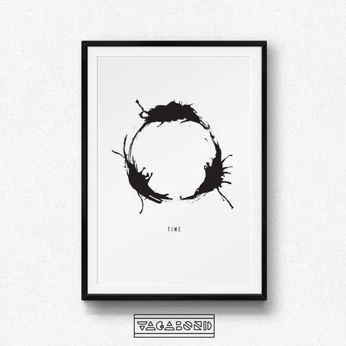 Time Arrival Alien Language Movie Fanart Poster Downloadable | Etsy