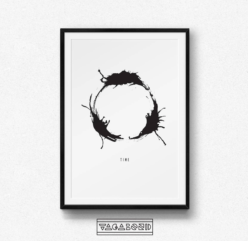 Time Arrival Alien Language Movie Fanart Poster Downloadable Print Home ...